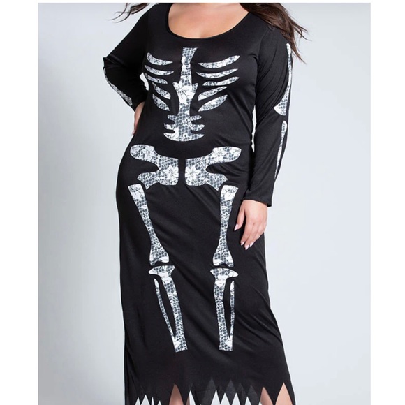 Dresses | Skeleton Costume Sz Xl Nwt | Poshmark